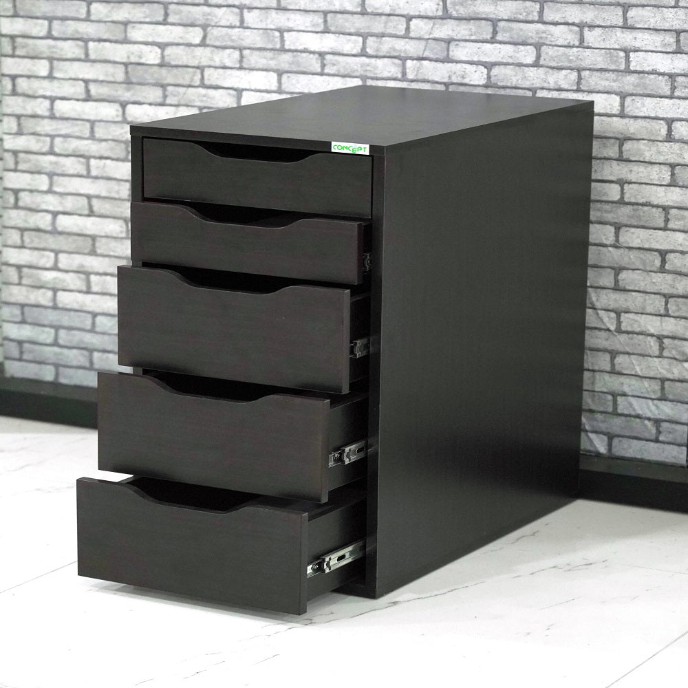DARK WALNUT LIAM DRAWER UNIT – The Concept Store